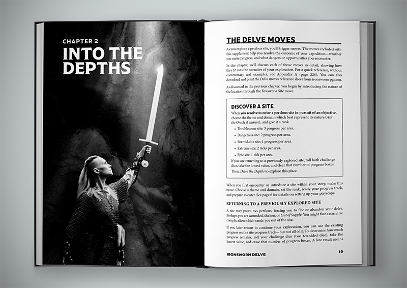 Ironsworn: Delve - Print Edition Rulebook – Tomkin Press